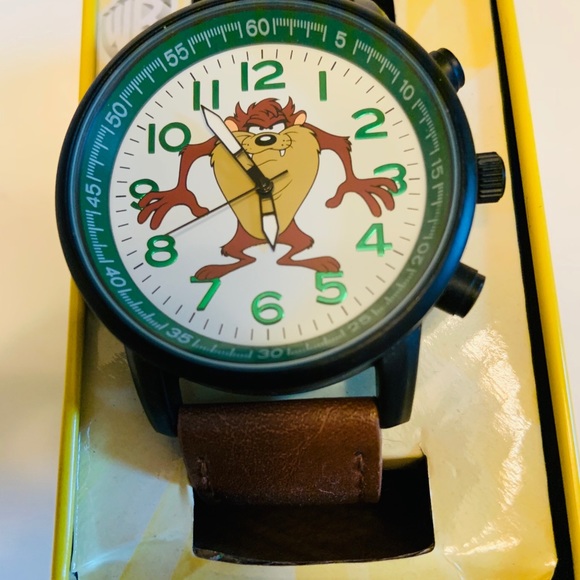 Warner Bros. | Accessories | Looney Tunes Tazmanian Devil Watch Analog ...